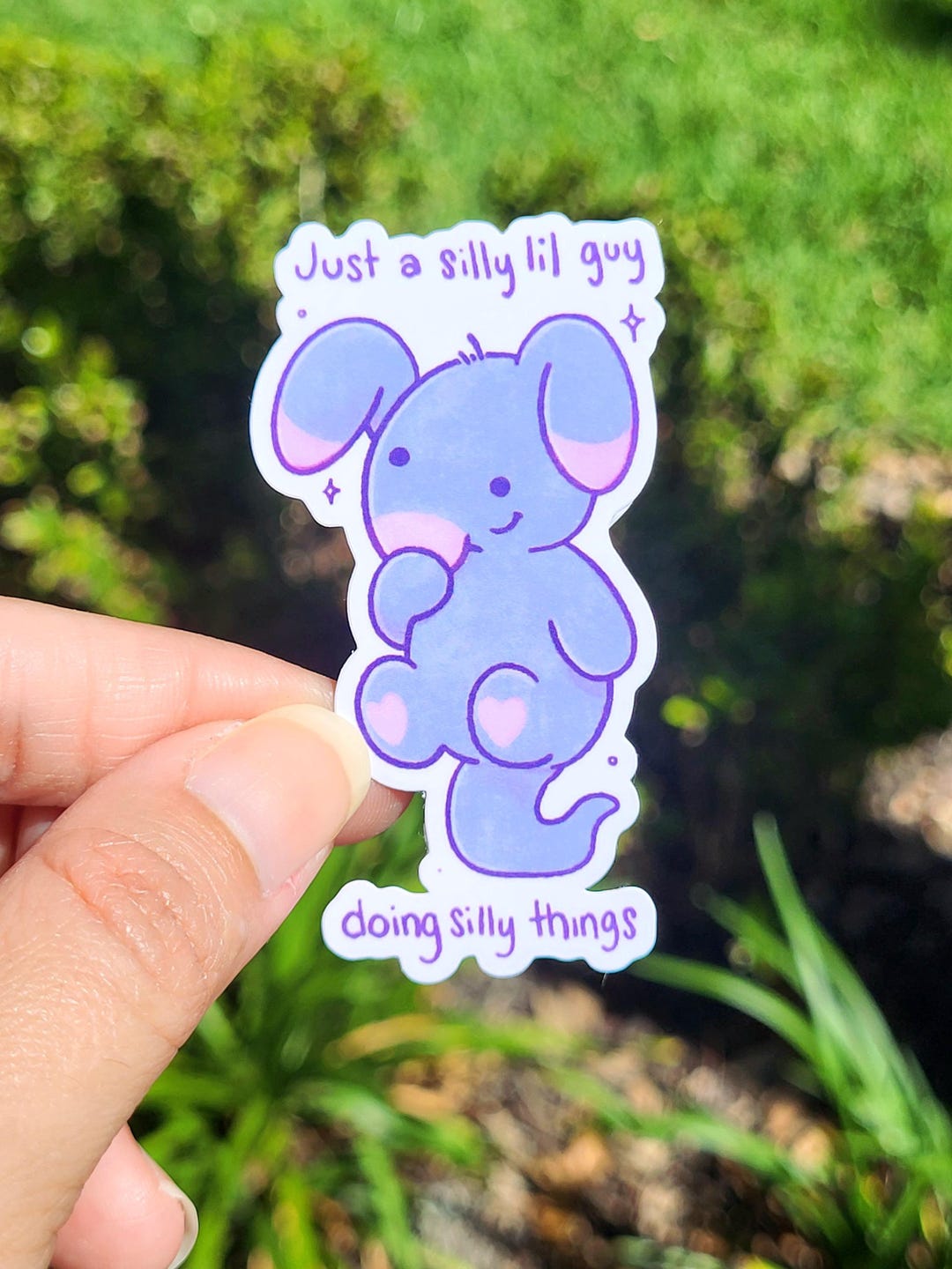Just a Silly Guy Doing Silly Things Sticker | Printed Vinyl Stickers ...