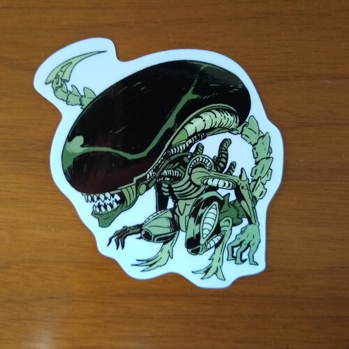 Xenomorph Vinyl Sticker Xenomorph Alien Xenomorph Decal - Etsy