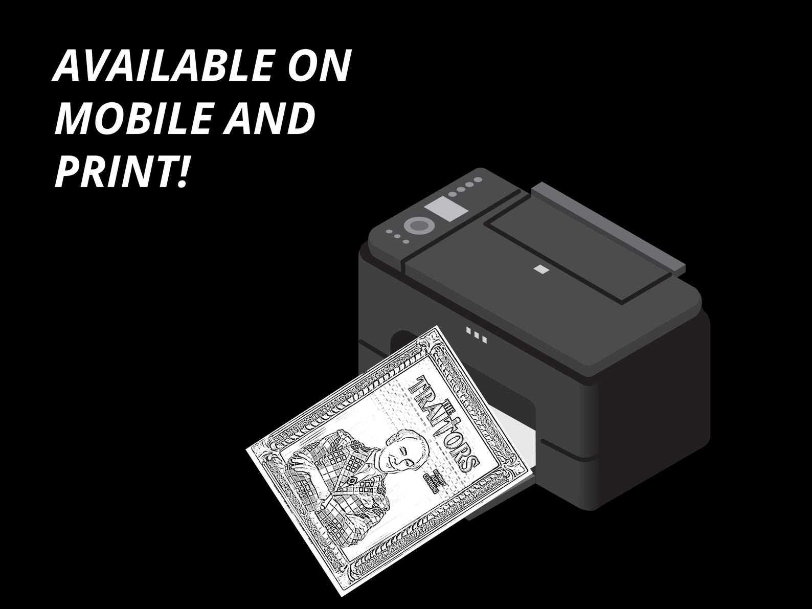 The Traitors Season 3 Coloring Pages | Digital Download | Contestants ...