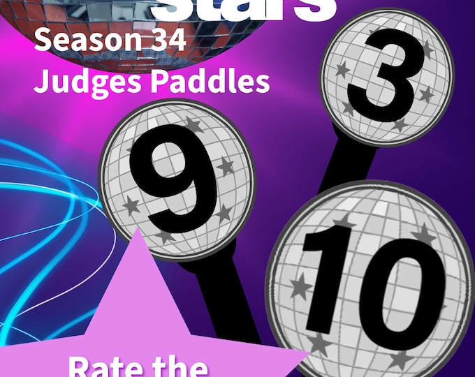 DWTS Judges Paddles - Dancing With the Stars - Judges - Digital ...