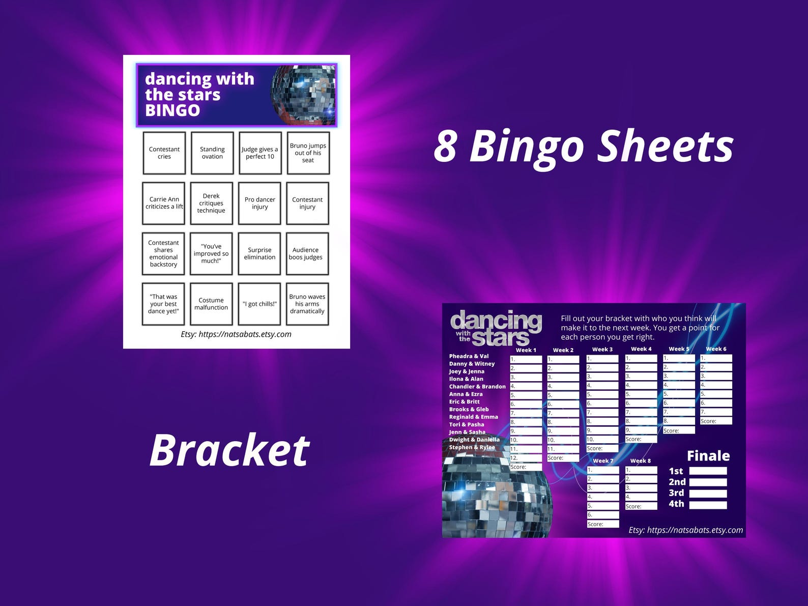 Dancing With the Stars Party Bundle Pack- Dancing With the Stars ...