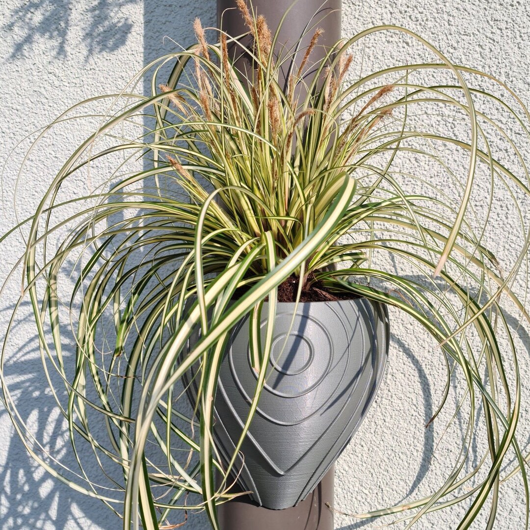 Plant Pot Design Vase for Tube With Stainless Steel Clamp and Tool - Etsy