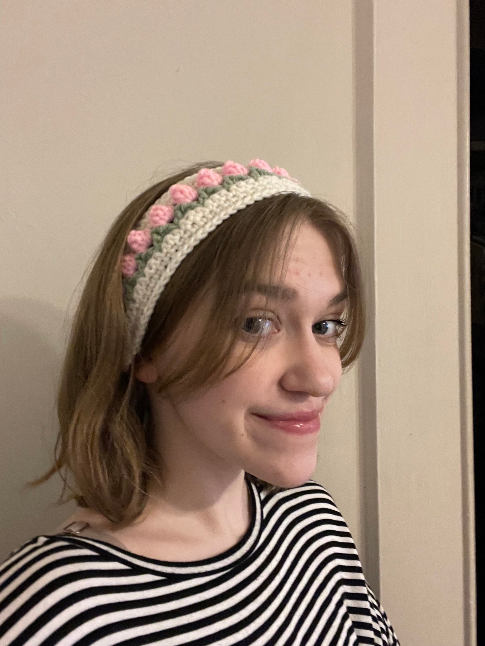 Crochet Tulip Headband, Spring Headband, Hair Accessory, Mother's Day ...