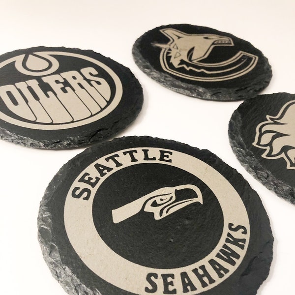 Seahawks Coasters - Etsy