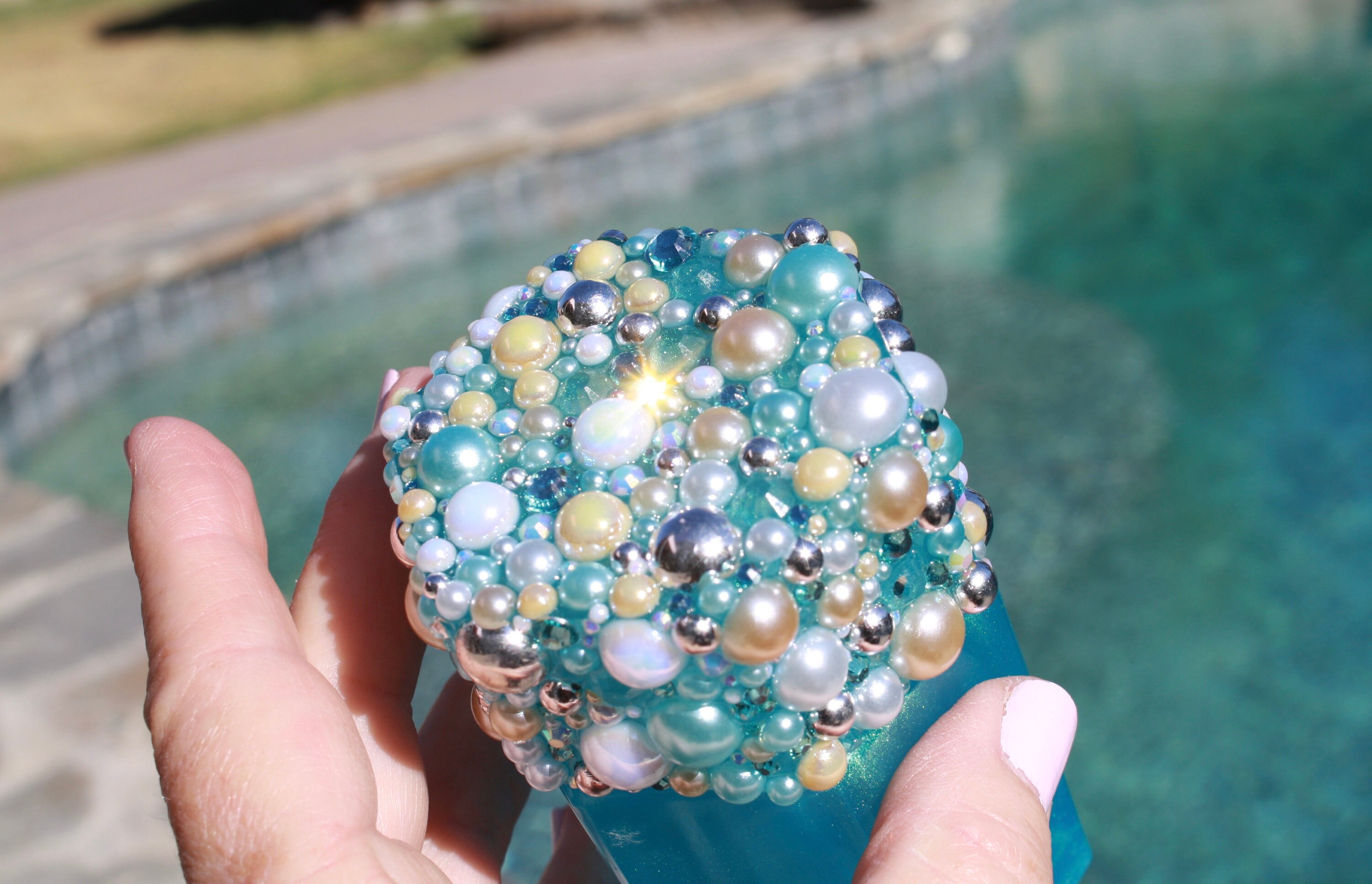 Grinder and Stash Jar, Set, Bling, Sparkle, Tea, Tea Lover, Herb ...