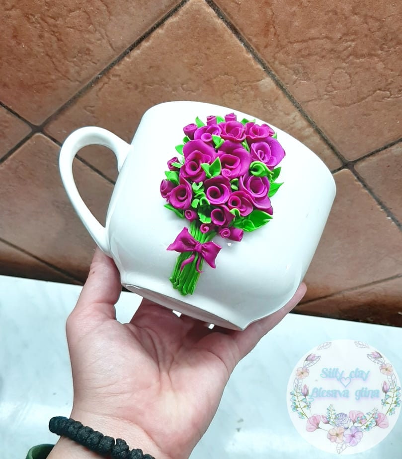 Flower Mug Floral Mug Gift for Her Unique Mug Watercolor Flowers Coffee ...