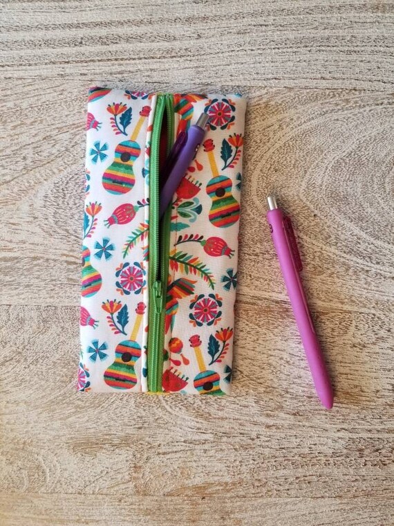 Colorful Journal Pen Pouch Book Cover Pen Pouch Fabric - Etsy