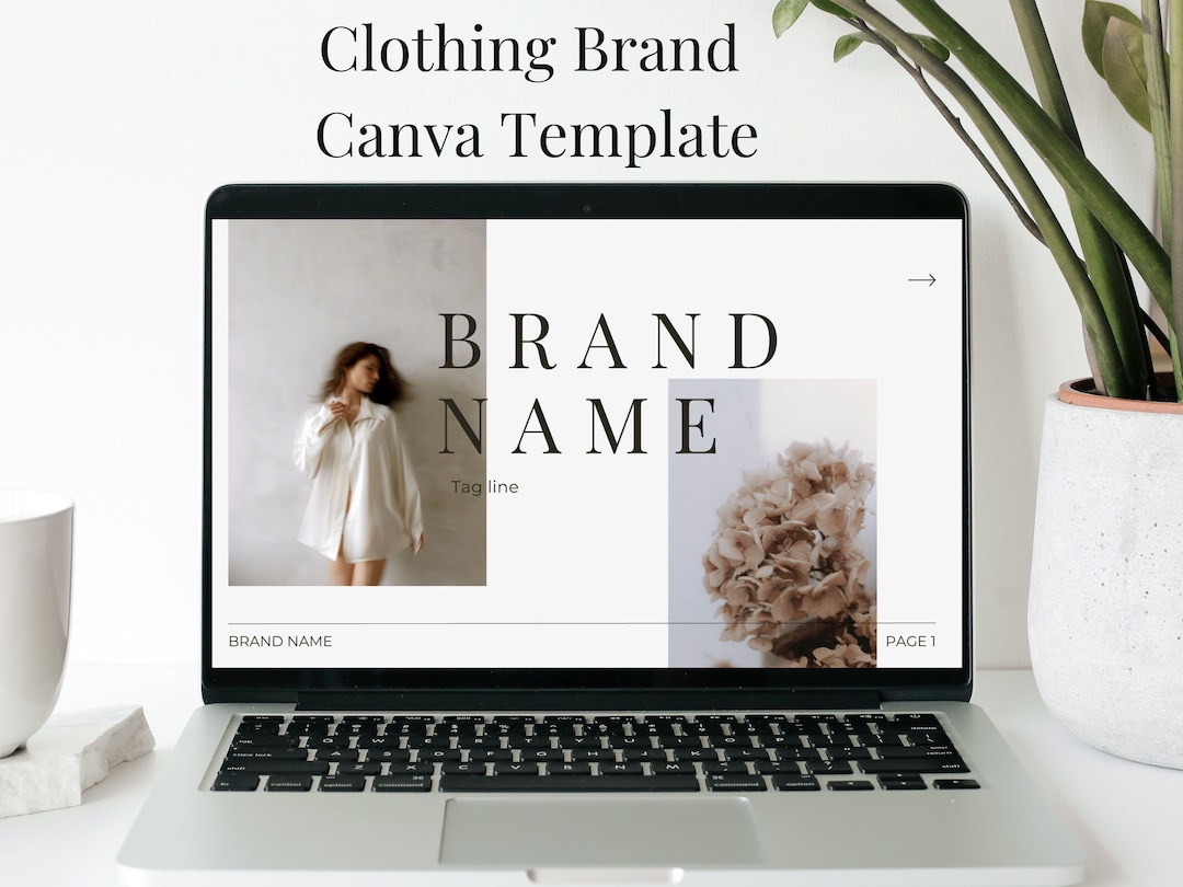 Clothing Brand Starter Pack | Canva Template With Prompts - Etsy