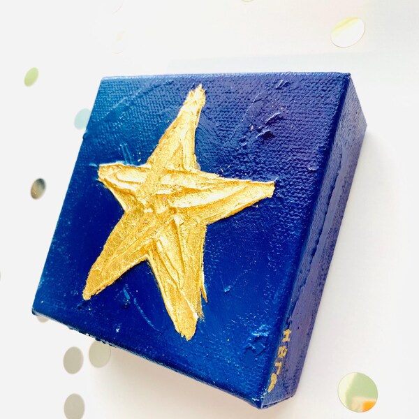 MUTED ABSTRACT HEART Small Canvas Simple Heart Painting Valentine's ...