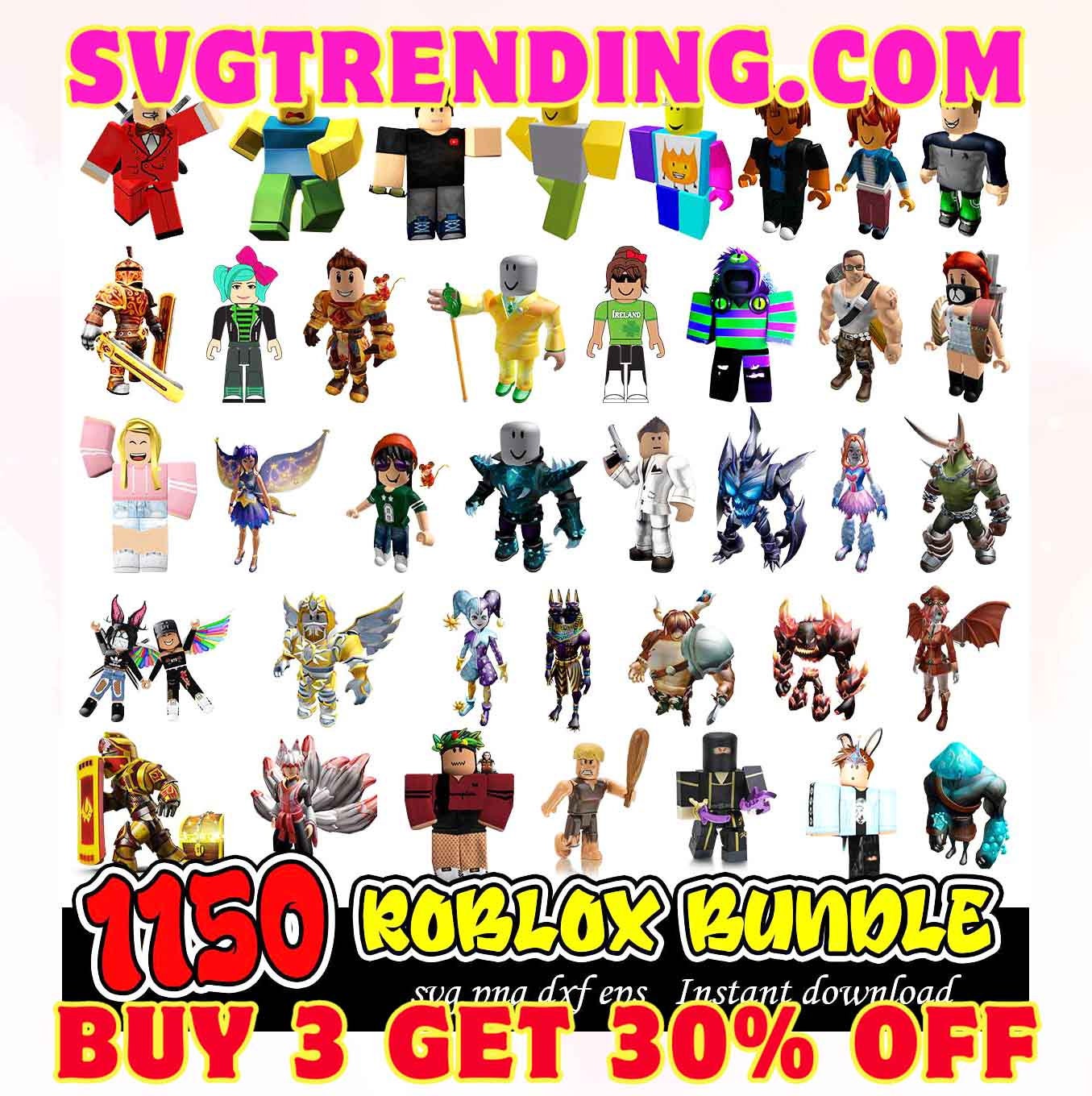 Roblox Bundle Svg, Roblox Svg Bundle, Roblox Font, Roblox Svg, Roblox ...