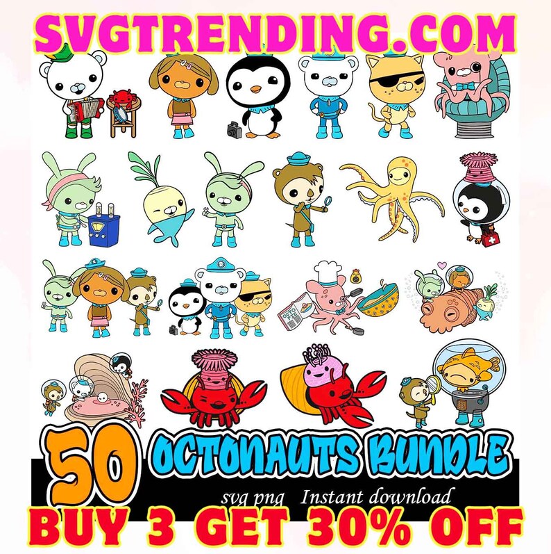 Octonauts Svg for Cricut Octonauts Png Octonauts Clipart - Etsy