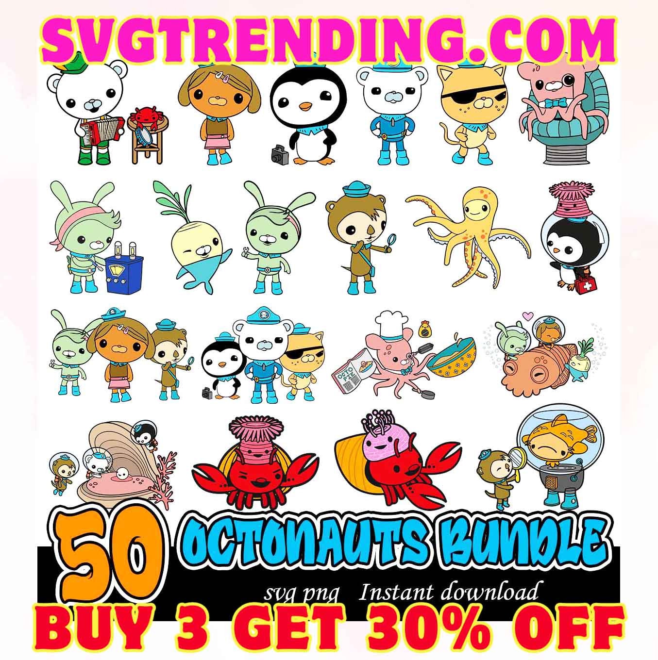 Octonauts Svg for Cricut, Octonauts Png, Octonauts Clipart, Birthday ...