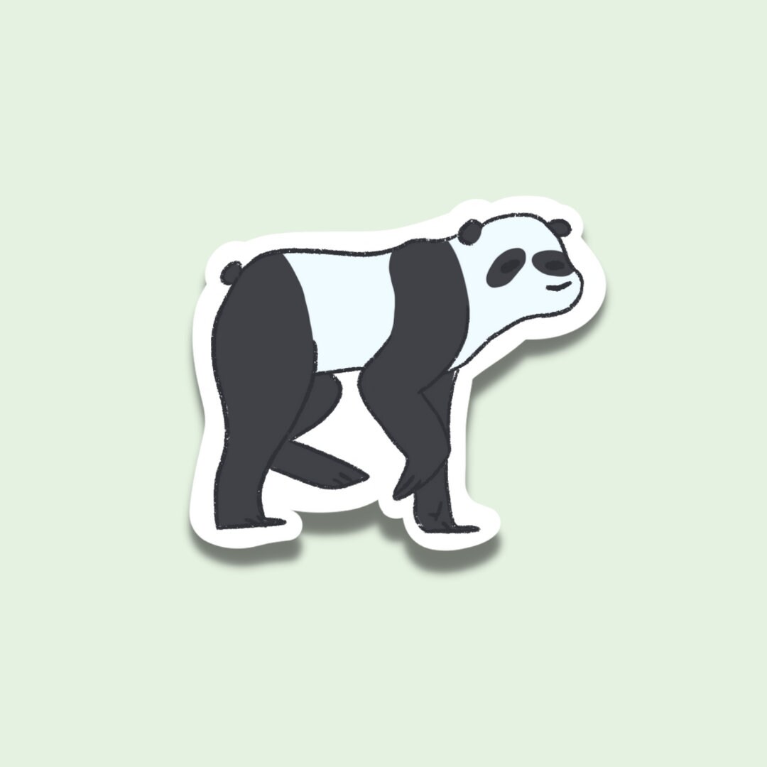 Panda Sticker Pack Stickers Animals - Etsy