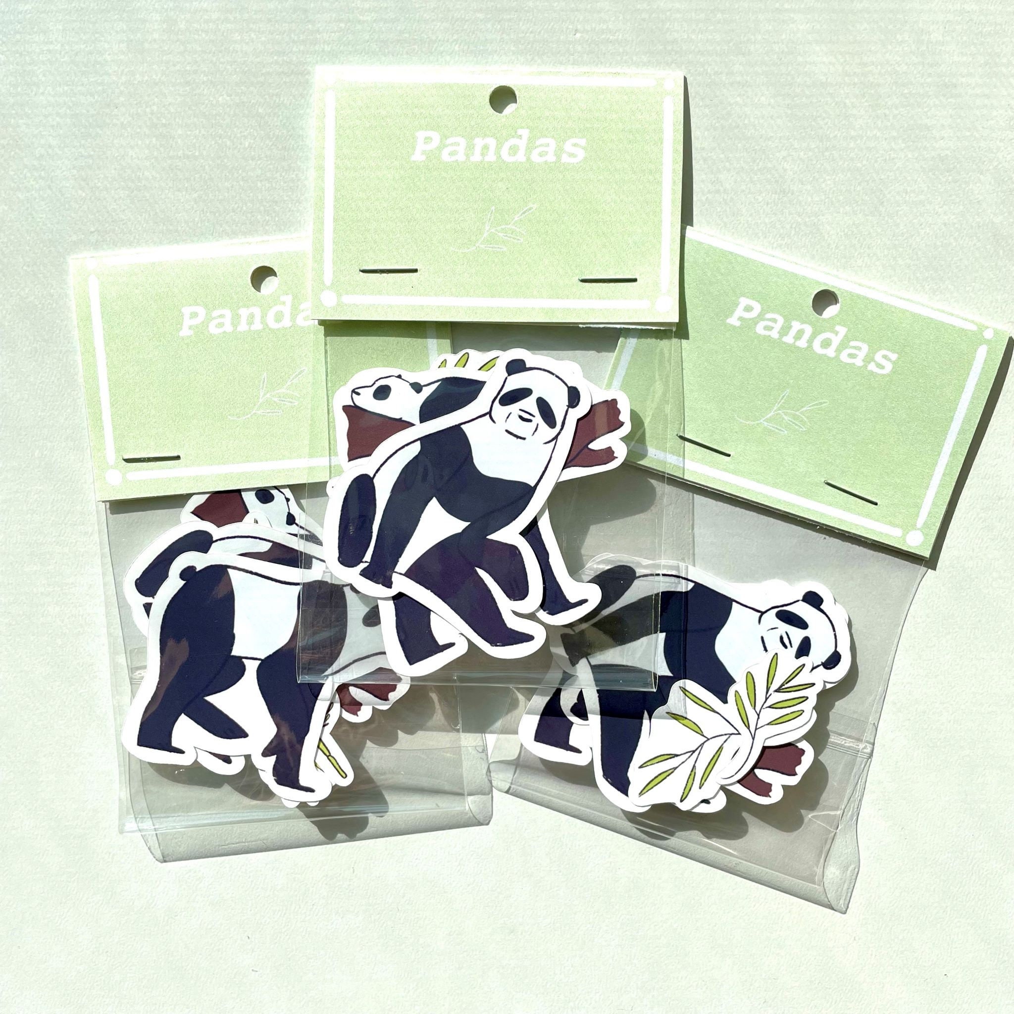 Panda Sticker Pack | Stickers | Animals | - Etsy