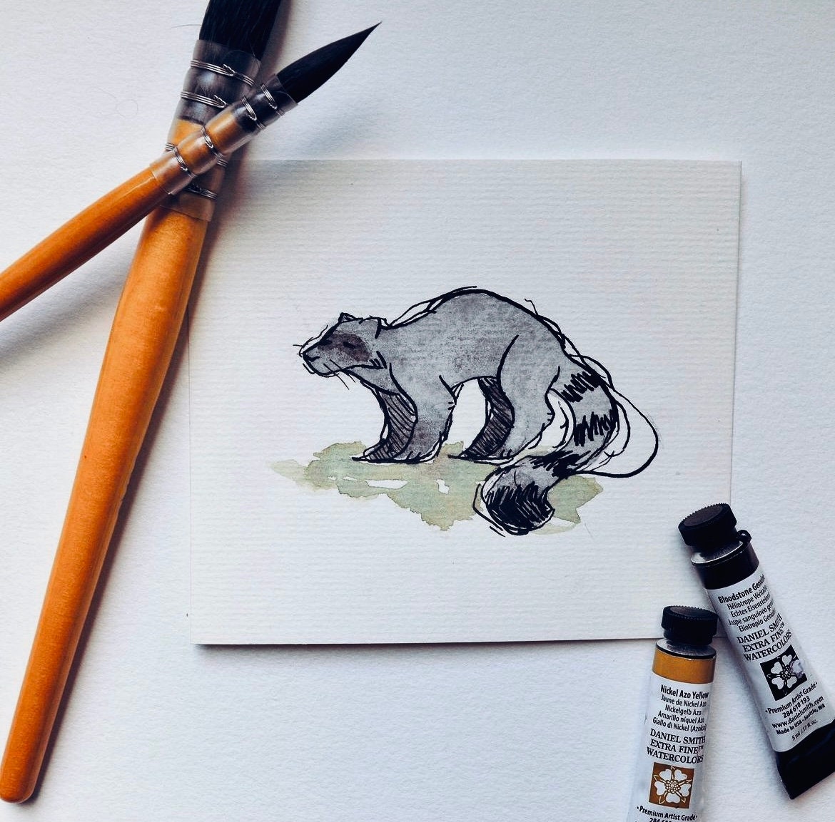 Raccoon Watercolor Print | Raccoon | Animal Art Print - Etsy