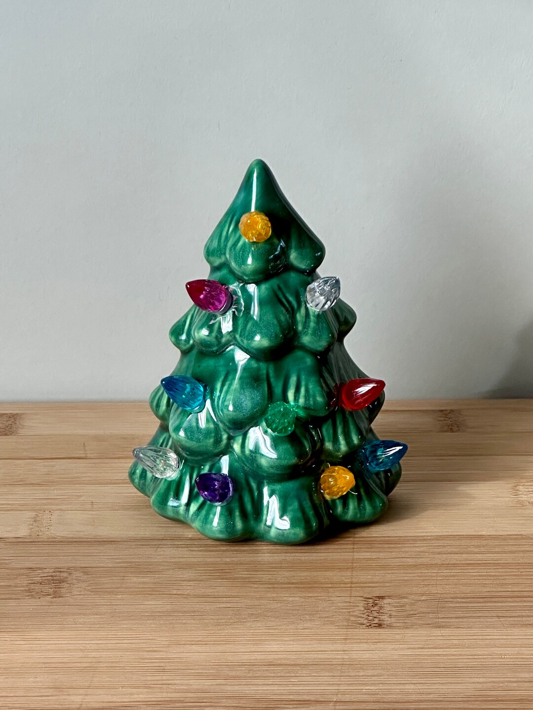 Ceramic Christmas Tree Night Light Includes Attached Rainbow - Etsy UK