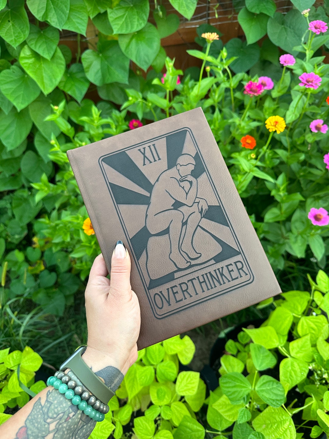 The Overthinker Tarot Card Inspired Mood Journal or Notebook Can Be ...