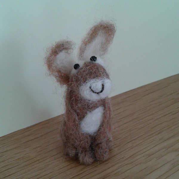 Needle Felted Hare - Etsy UK