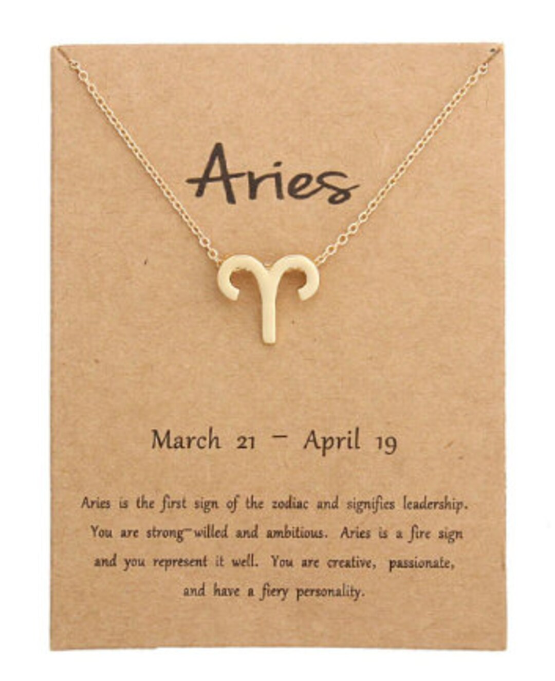 Elegant Aries Zodiac Sign Constellation Pendant Charm Necklace - Etsy