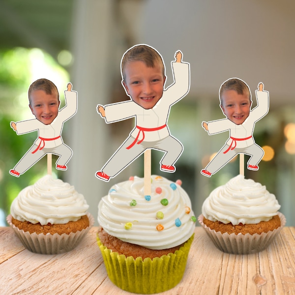 Karate Cake Topper - Etsy