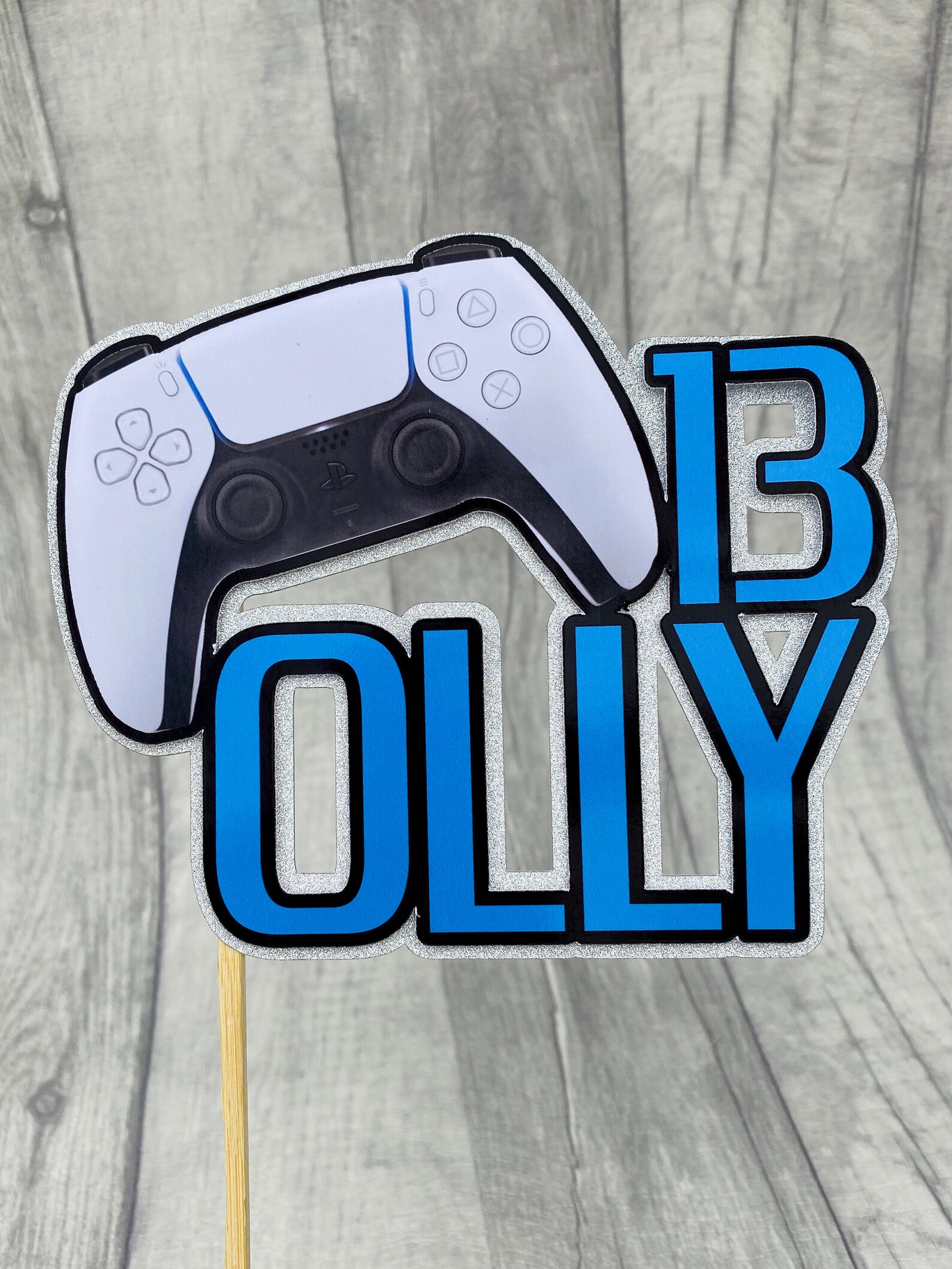 Personalised Playstation Cake Topper PS5 PS4 birthday - Etsy UK