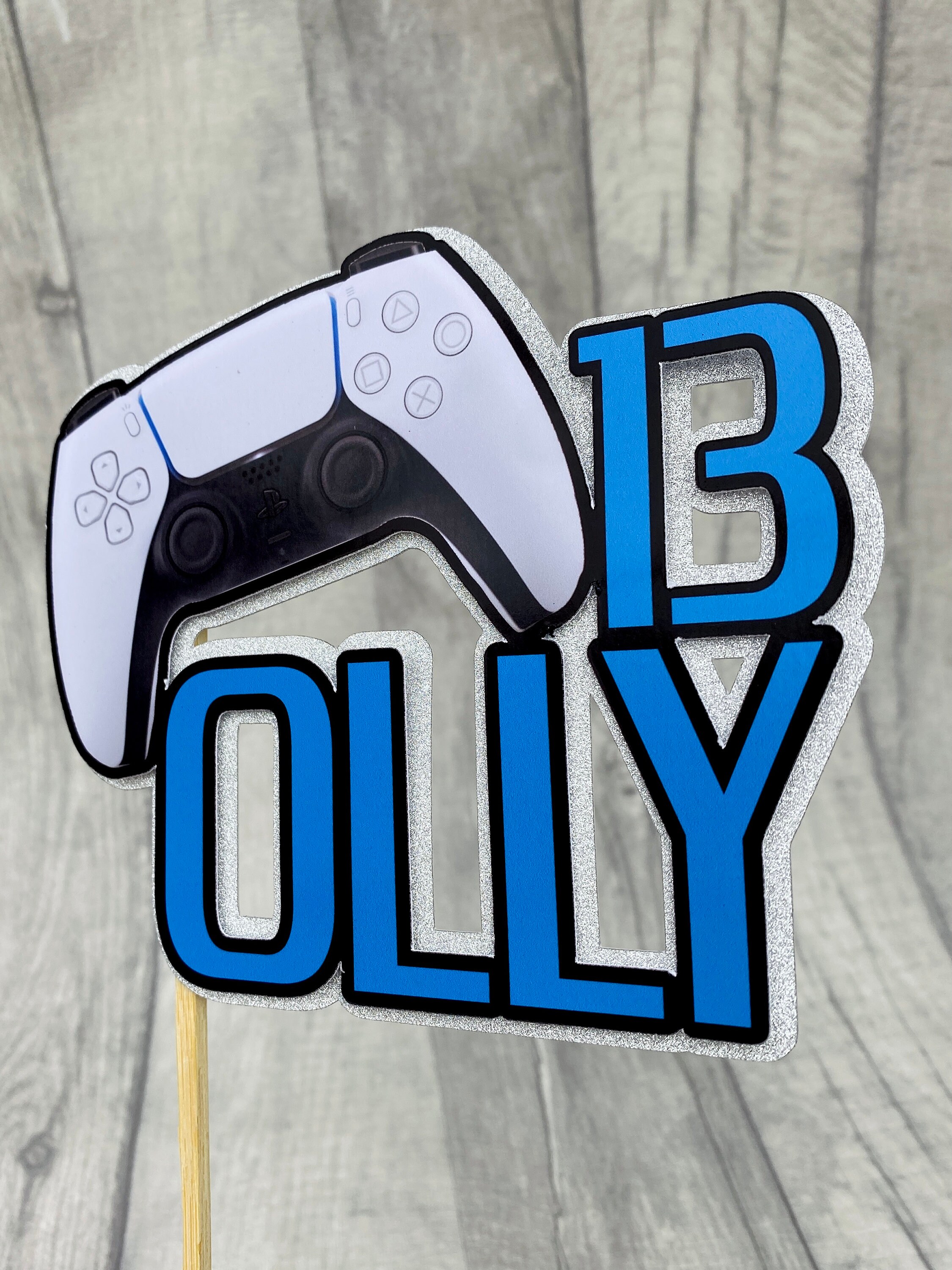 Personalised Playstation Cake Topper PS5 PS4 birthday - Etsy UK