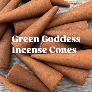 Green Goddess Incense Cones for Wicca Rituals ,meditation, Relaxation ...