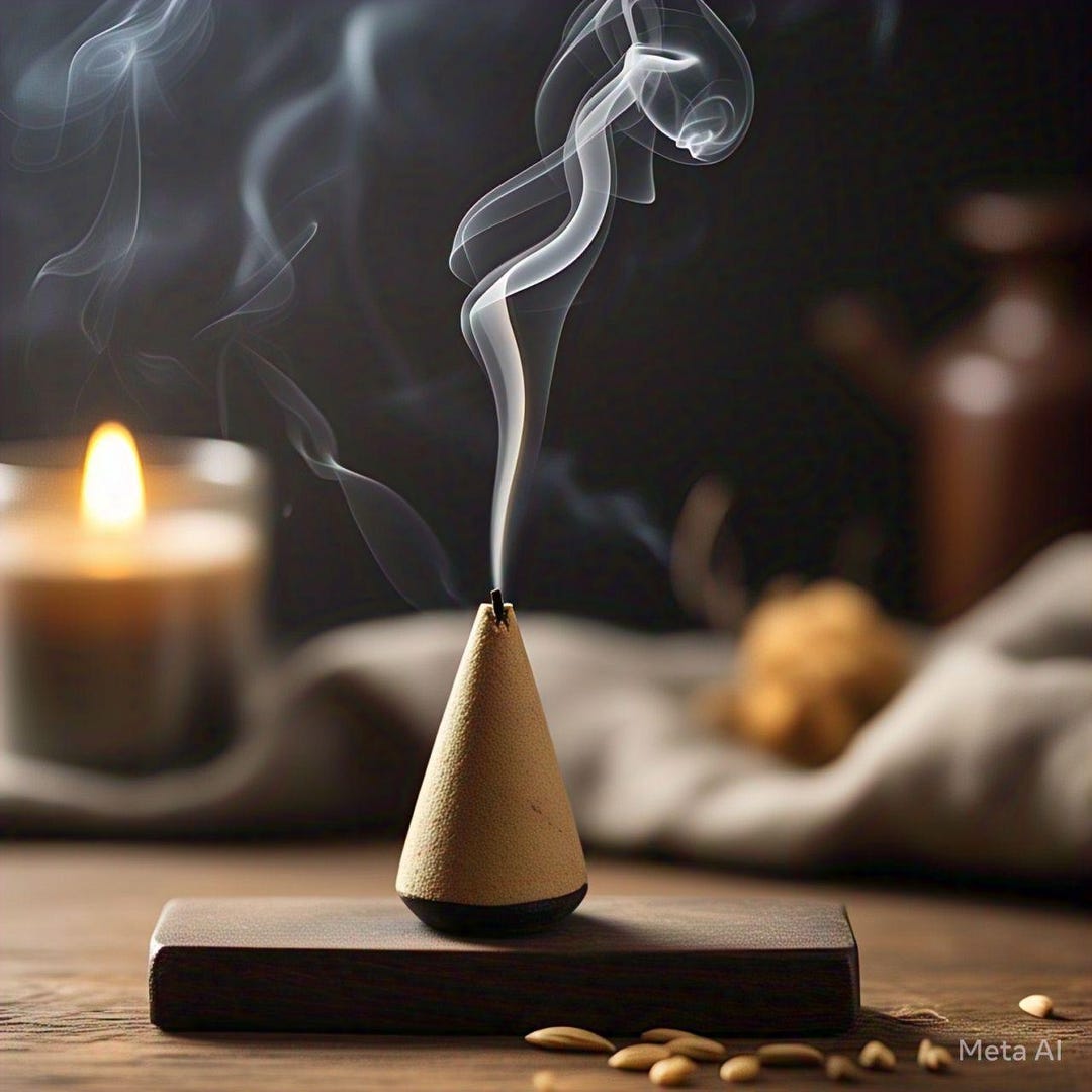 Green Goddess Incense Cones for Wicca Rituals ,meditation, Relaxation ...