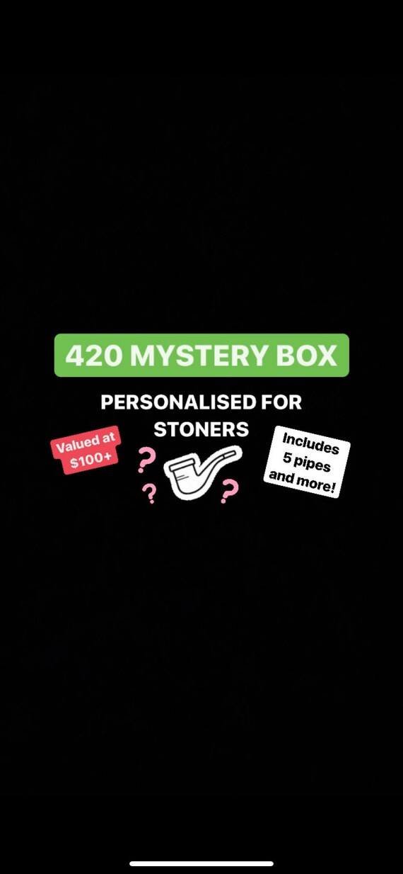 420 Mystery Box for Stoners Includes 5 Glass Pipes: Mystery | Etsy