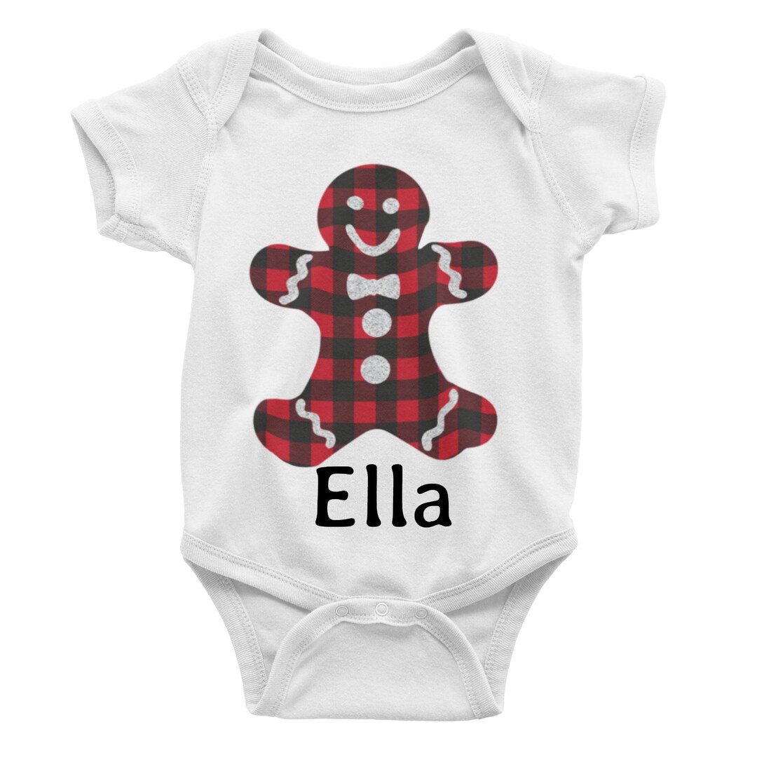 Gingerbread Onesie... Christmas Baby Bodysuit/ Onesie - Etsy