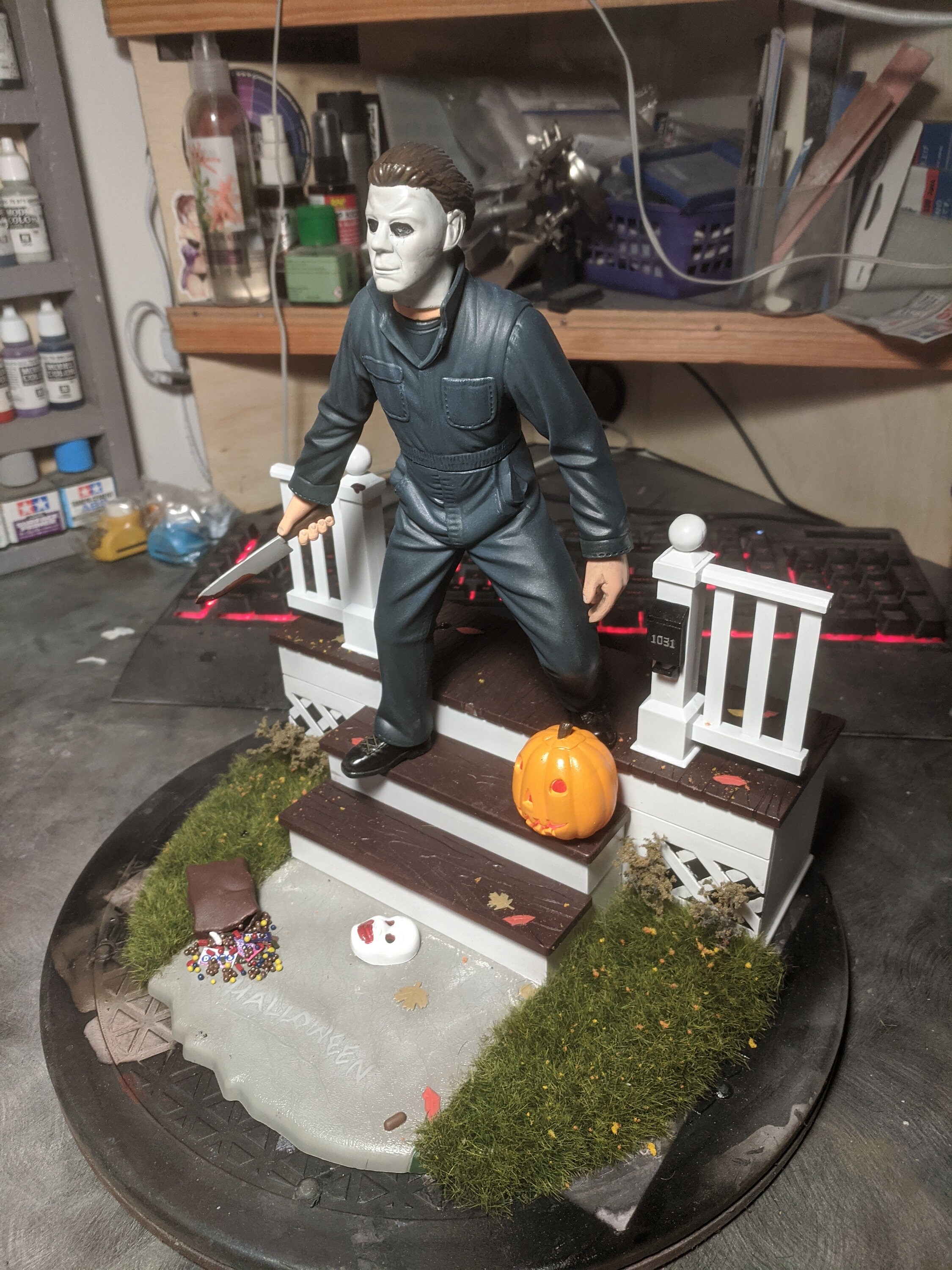 Diorama of Michael Myers From John Carpenter's Halloween - Etsy