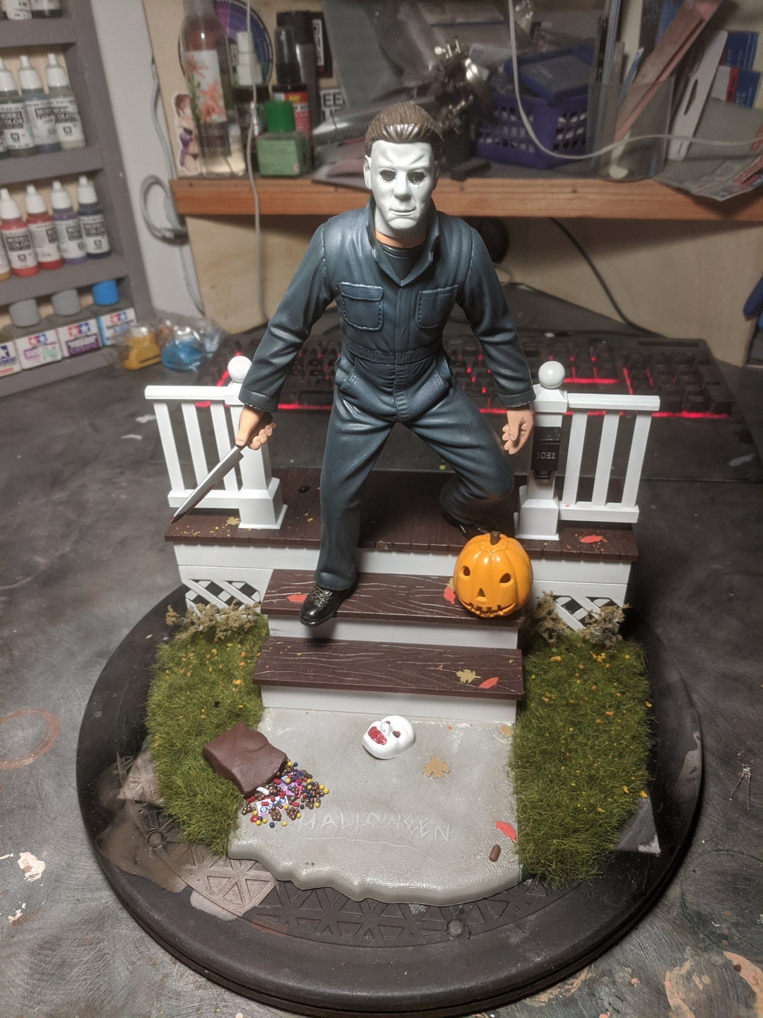 Diorama of Michael Myers From John Carpenter's Halloween - Etsy