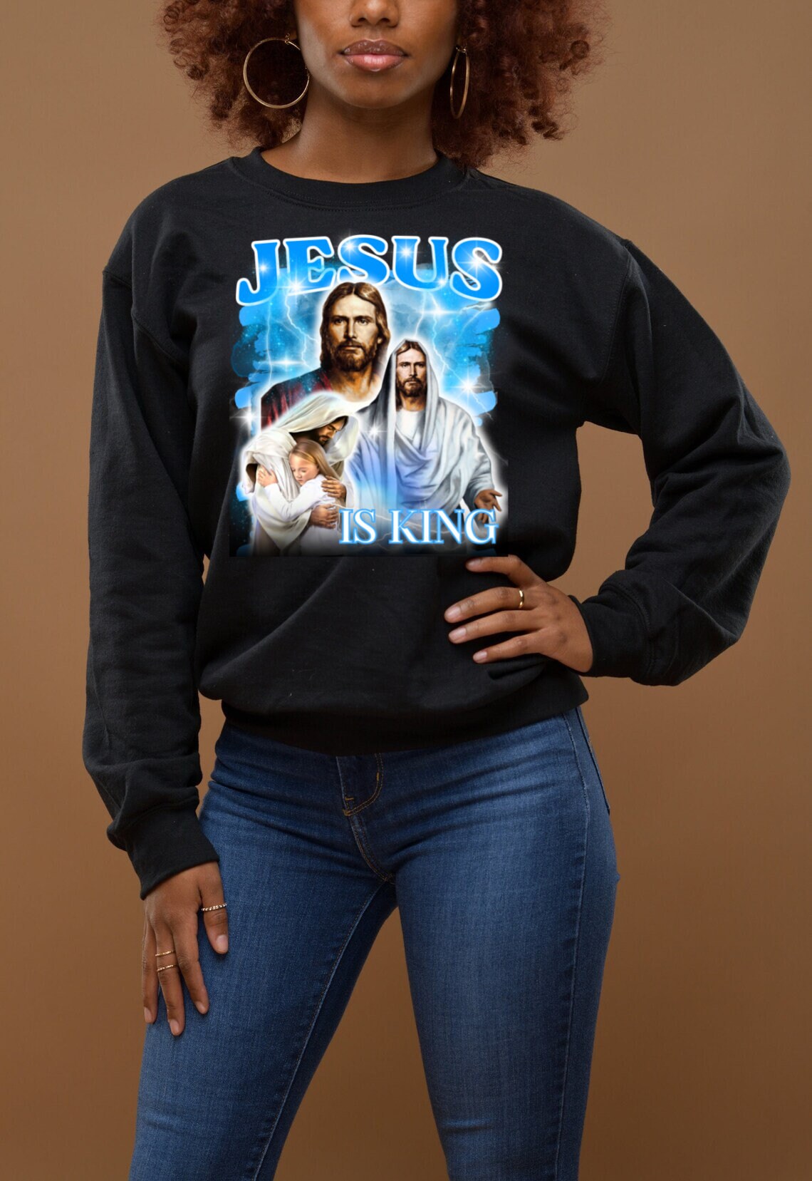 Jesus is King Bootleg Tee, Christian Png, Easter, He is Risen Png - Etsy