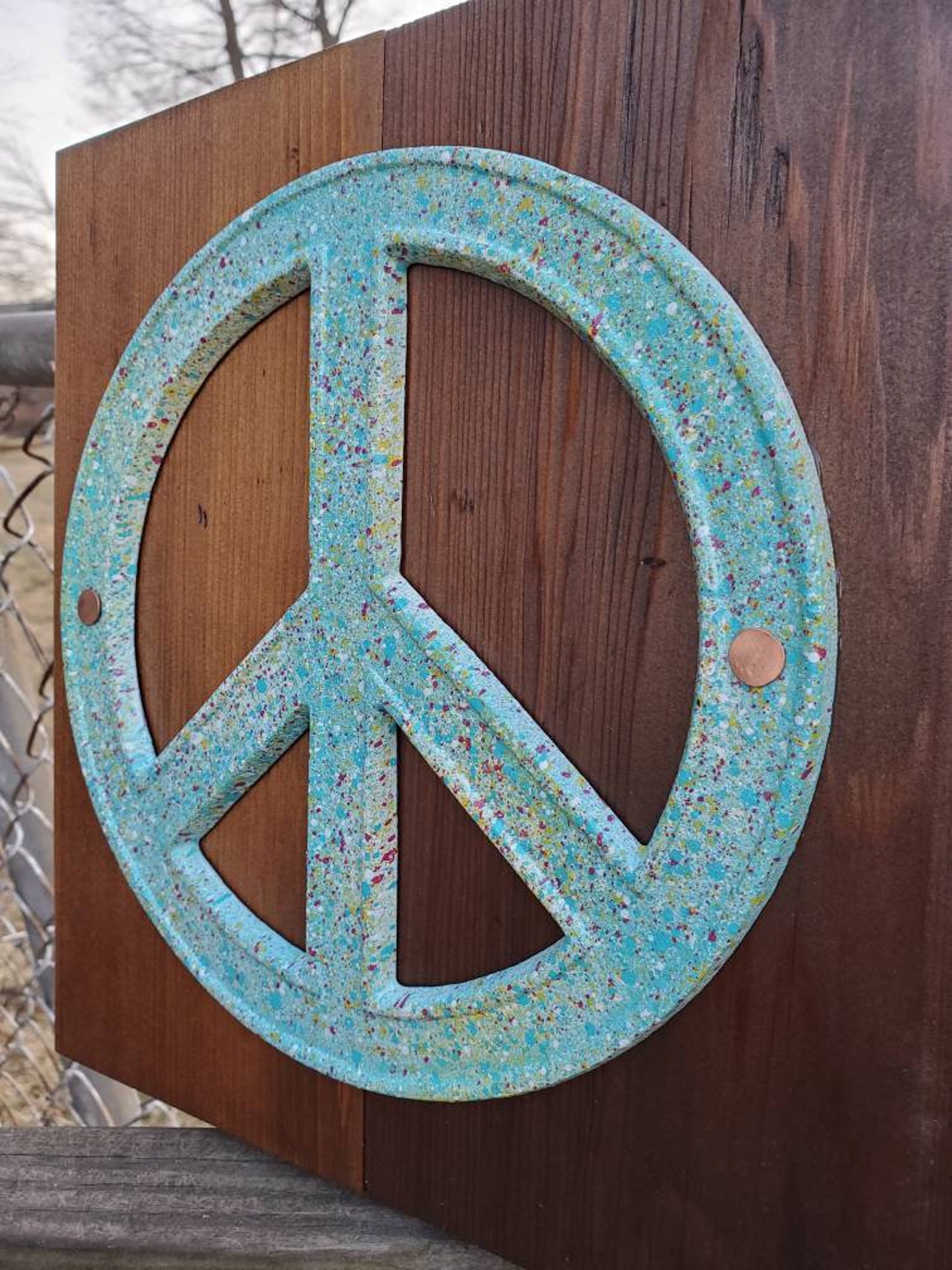 Peace Sign Wall Décor | Etsy