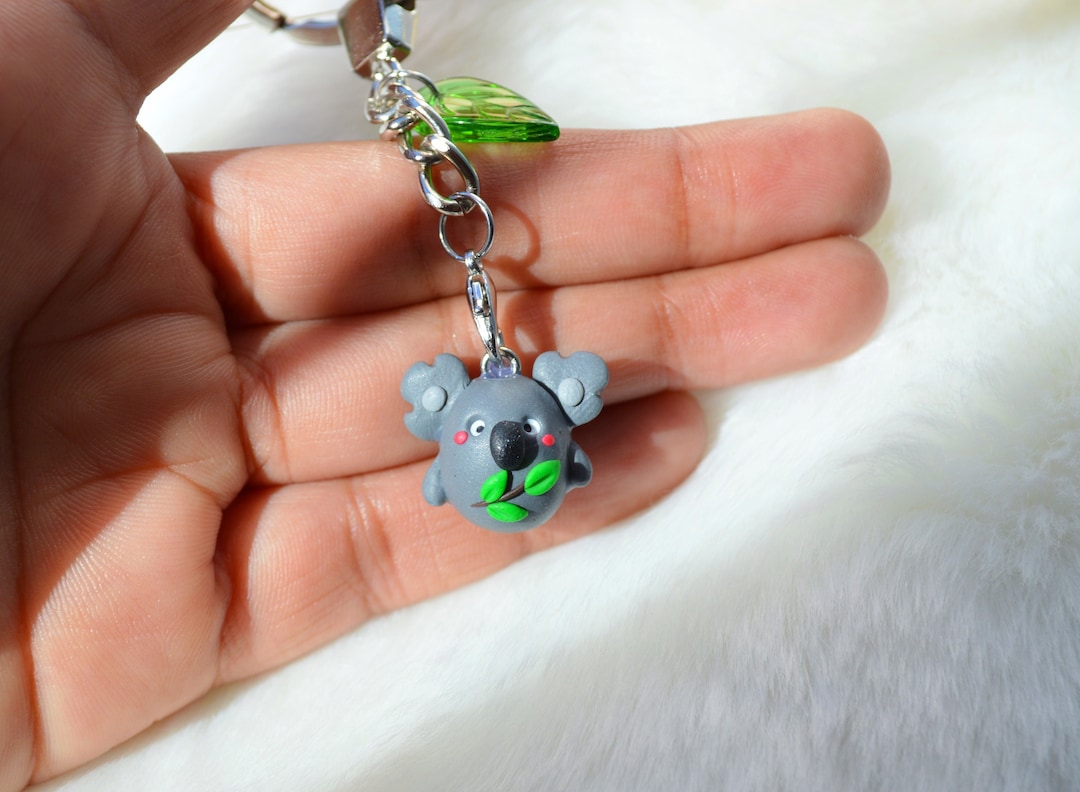 Koala Key Ring / Handmade Koala Key Ring / Handmade Kawaii Jewelry ...