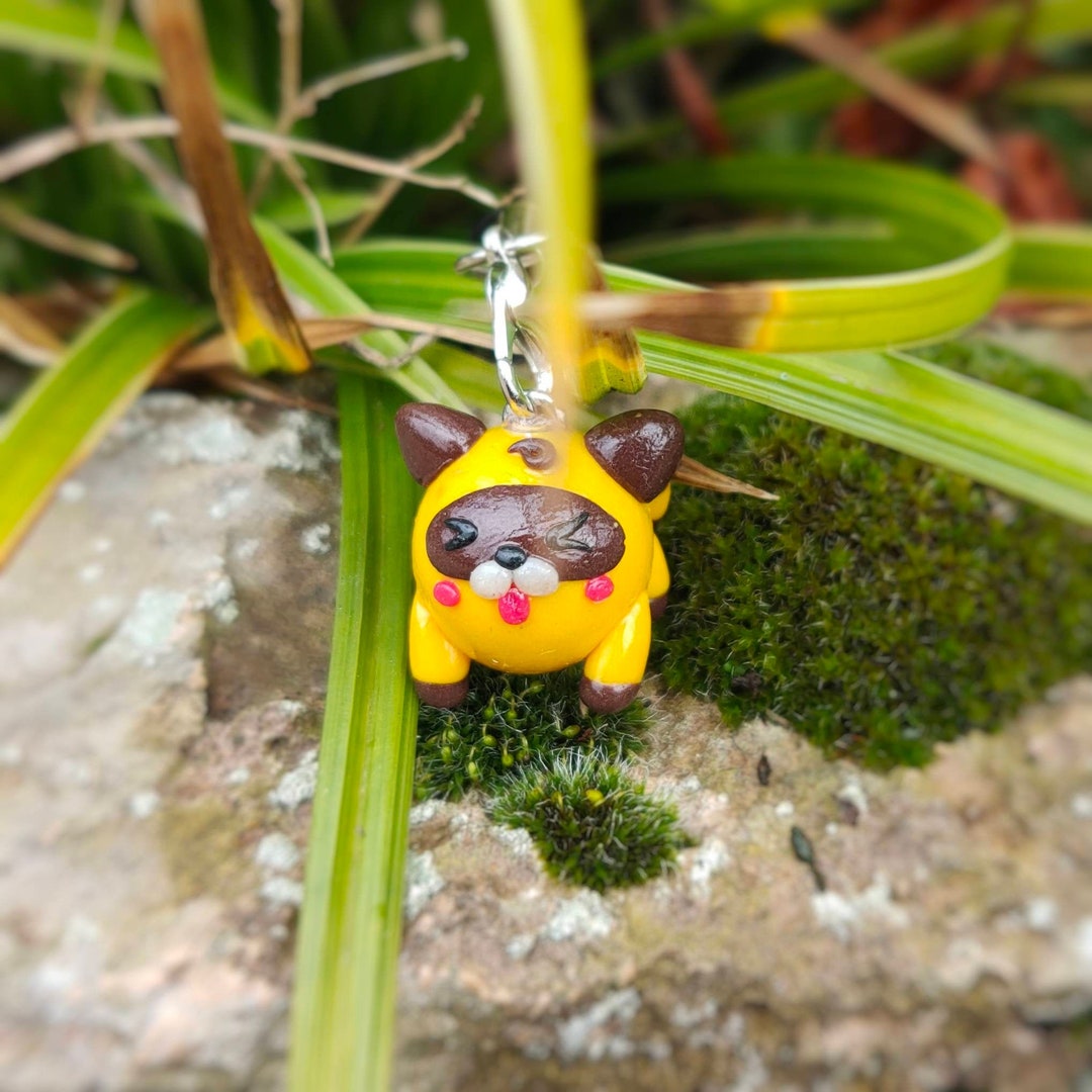 Dog Keychain Charm Small Dog Pusheen Shiba Animal Bag Jewel Unisex ...