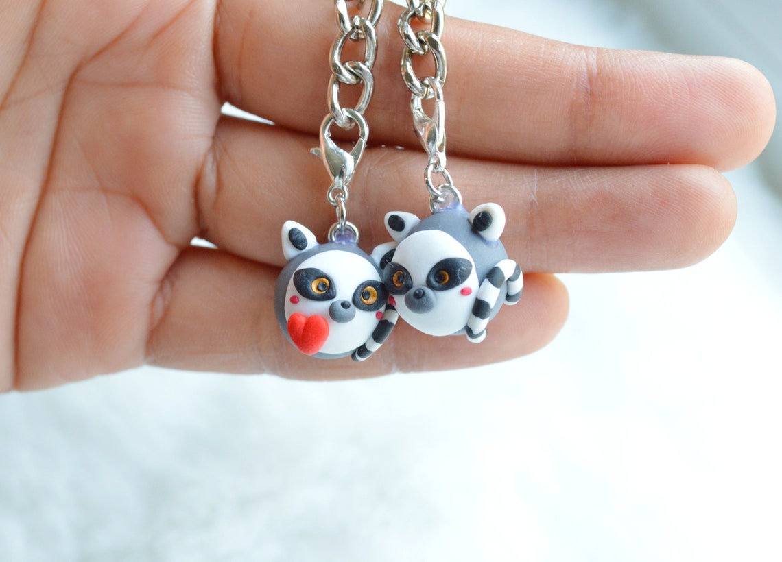 Lemur Key Ring Cute Animal Key Ring Accessory for Bag Unisex - Etsy UK