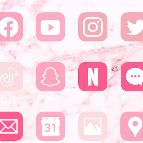 Pastel Beach Aesthetic Iphone App Icons Minimalist Ios 14 App - Etsy