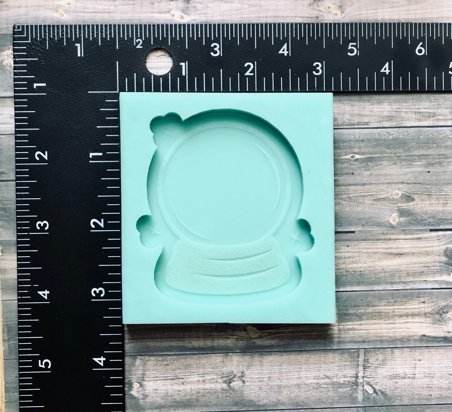 Snow Globe, Crystal Ball, Non Shaker Silicone Mold for Epoxy Resin ...