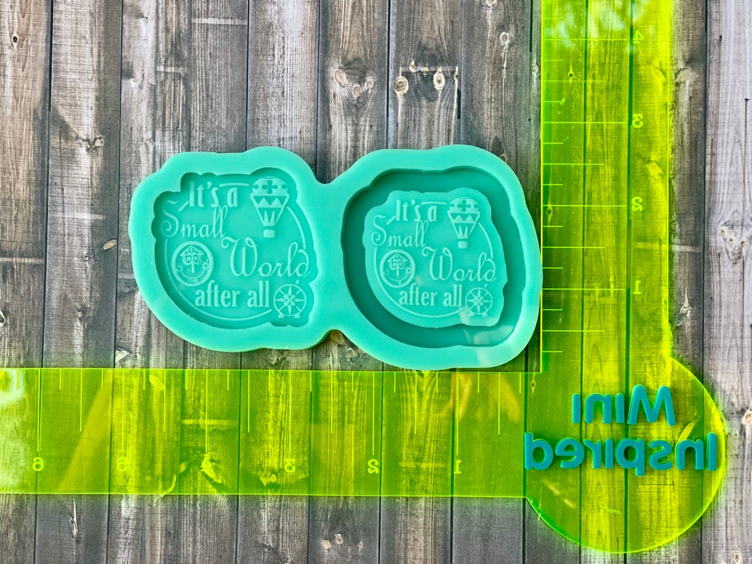 Shaker and Non Shaker - DIY Keychain- It’s a Small World - Etsy