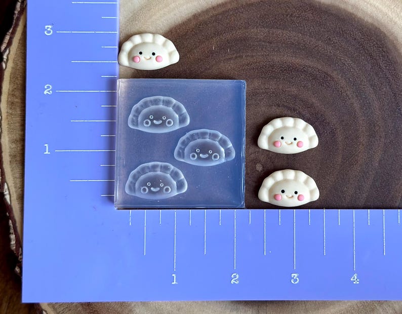 Dumplings/pierogi, Cabochon, DIY Charms, Diy Charms, Silicone Mold for ...