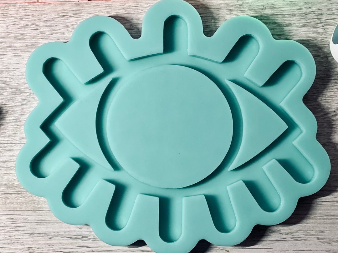 Evil Eye Lashes Mold Tray - 9 Inches - DIY Tray Silicone Mold for Resin ...