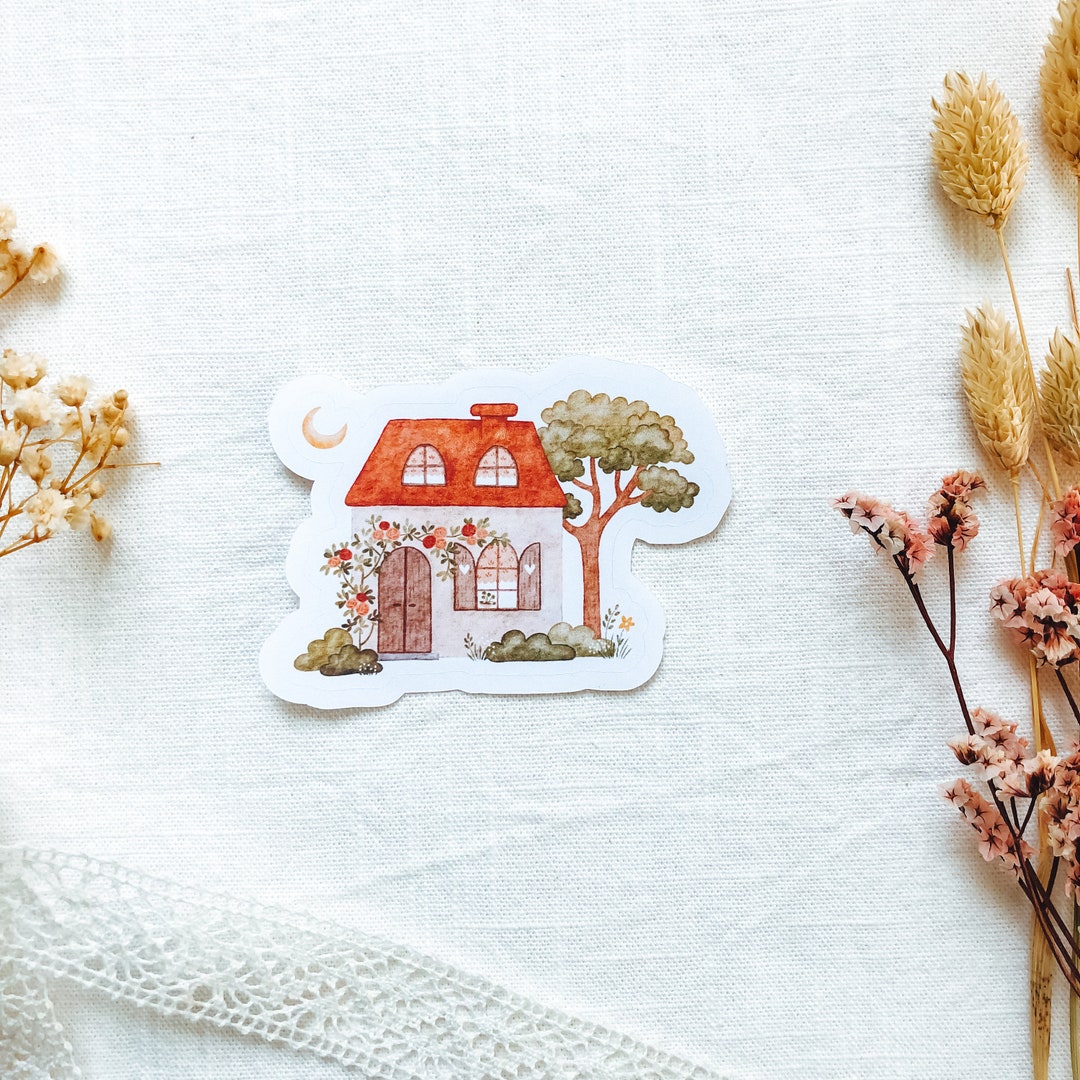 Die-cut Sticker "cottage Life" | Aesthetic Stickers, Bullet Journal ...