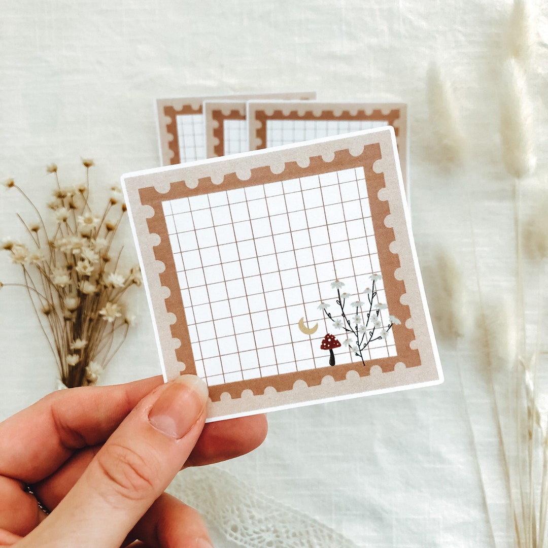 Sticker Set notepads Daisy Memo Notes Notepad - Etsy