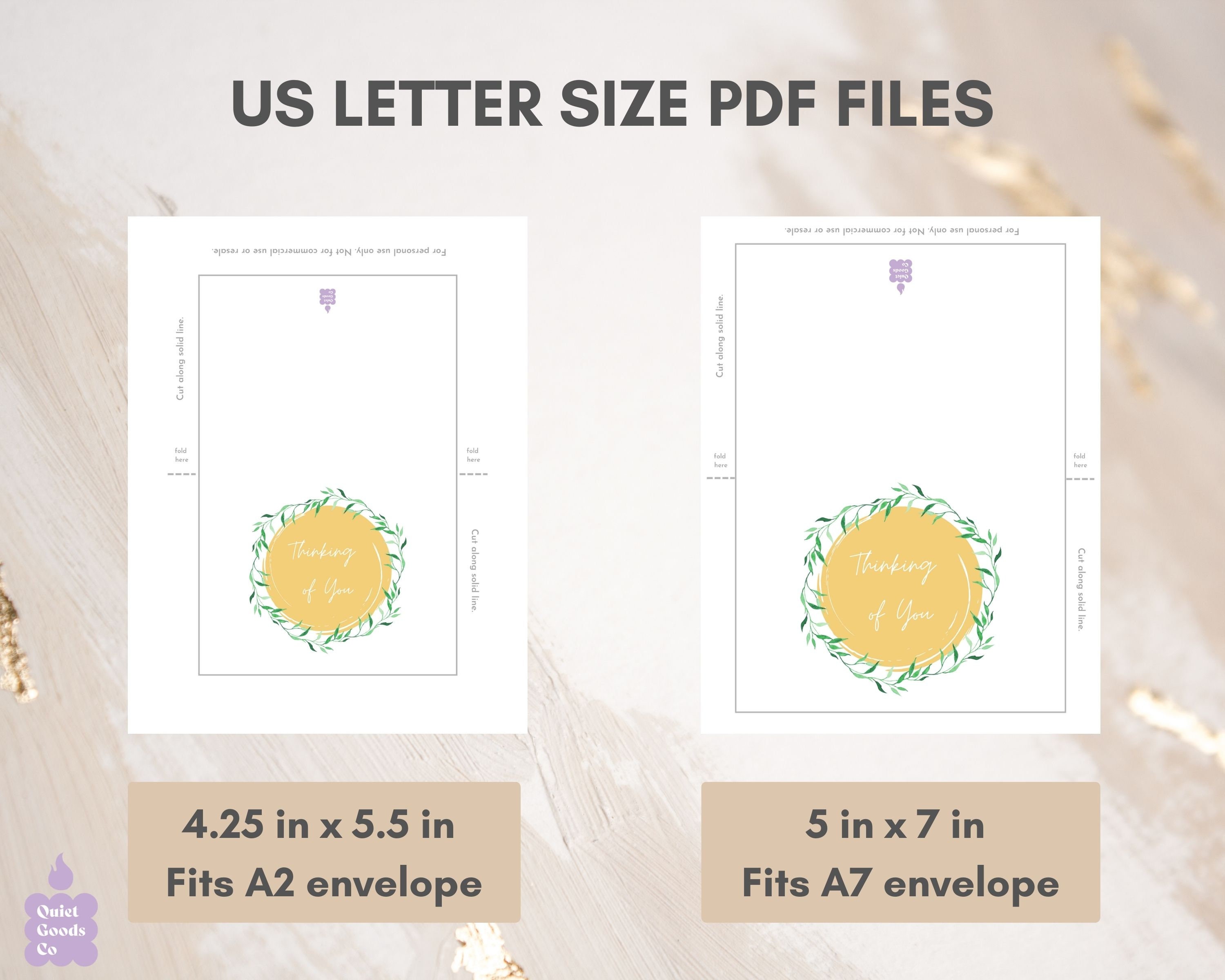 Thinking of You Printable Card Simple Pick Me up Card Sympathy Card ...