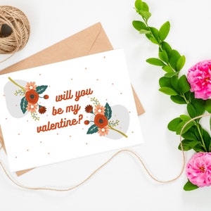 Last Minute Printable Valentine's Day Card - Instant Download PDF Card ...