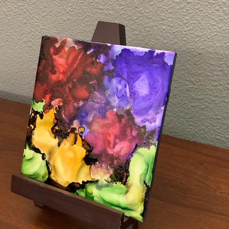 Alcohol Ink Tiles - Etsy