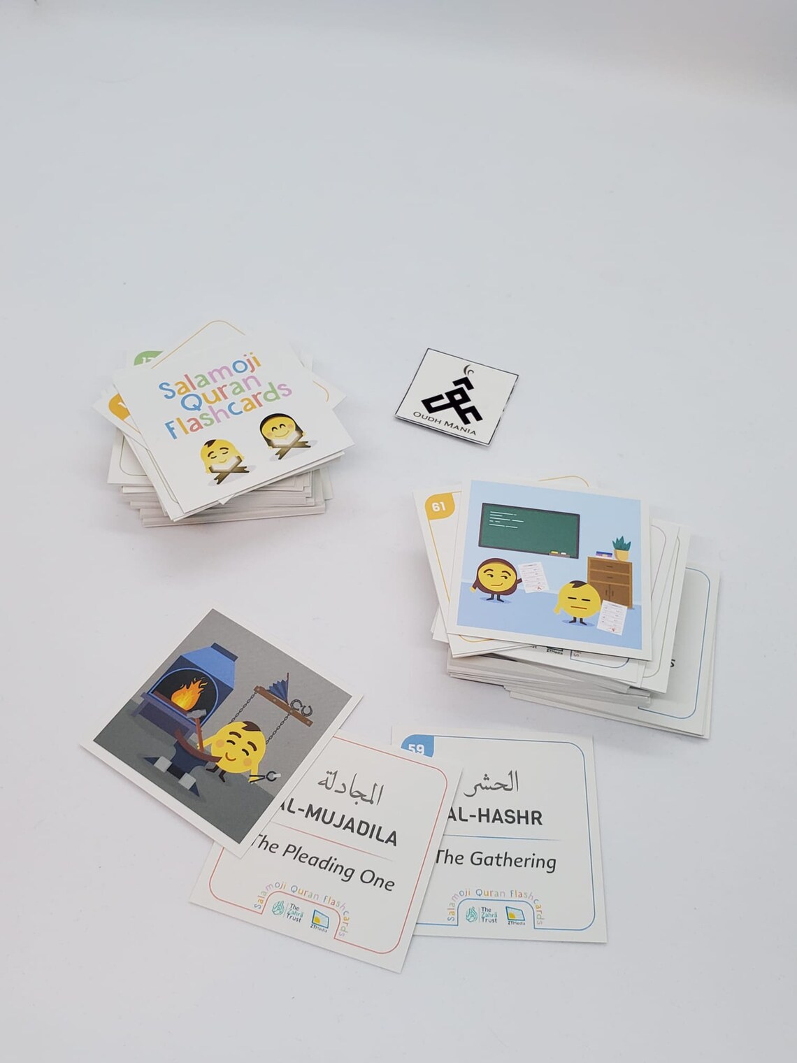 Salamoji Quran Flashcards - 114 Surah's Name by Zahra Trust UK - Suwer ...