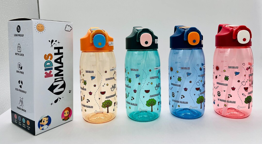 Nimah Kids Bottle by Nimah Health | Thanking Allah in Every Sip - Etsy