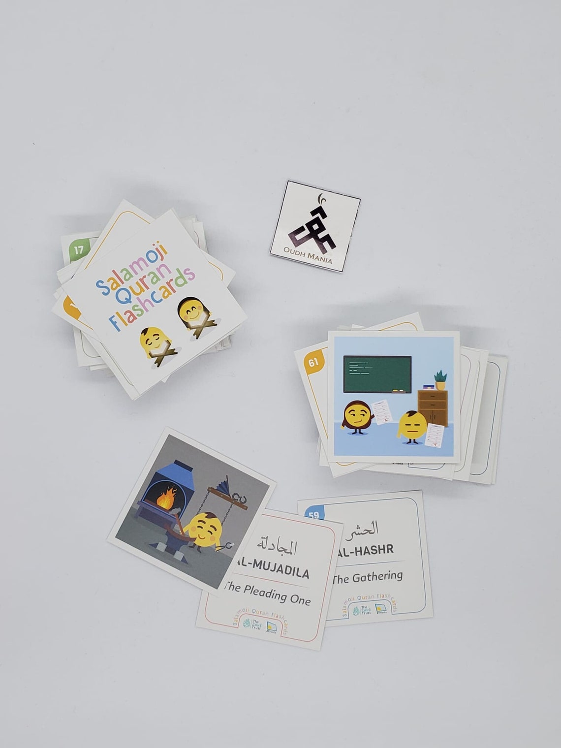 Salamoji Quran Flashcards 114 Surah's Name by Zahra - Etsy